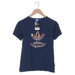 adidas originals Damen T-Shirt, blau, Gr. 38