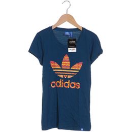 adidas originals Damen T-Shirt, blau, Gr. 36