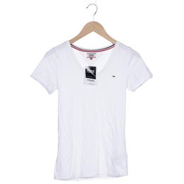 Tommy Jeans Damen T-Shirt, weiß, Gr. 36