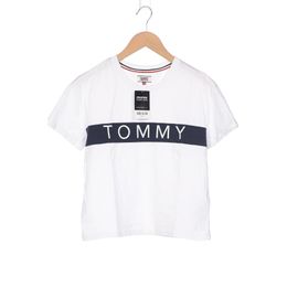 Tommy Jeans Damen T-Shirt, weiß, Gr. 34