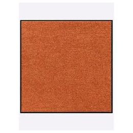 Fußmatte Salonloewe Teppiche Gr. B: 85cm, 7mm, L: 85cm, orange (terra)