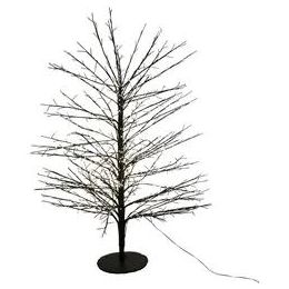 G (A bis G) LED Baum AM Design Lampen Gr. 1500 flammig, Ø 35 cm Höhe: 150 cm, schwarz Weihnachtsdeko aussen, inklusive LED