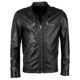 Bikerjacke JCC "31020219Ecom" Gr. M, schwarz Herren Jacken