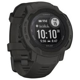 Smartwatch Garmin "INSTINCT 2 SOLAR" Smartwatches grau (schiefergrau)