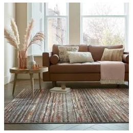 Teppich FLAIR RUGS "Camino Abstraktes" Teppiche Gr. B: 80cm, 8mm, L: 140cm, orange Abstraktes Teppich