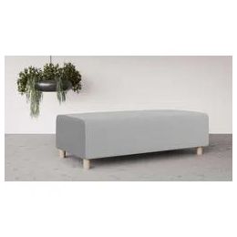 Polsterhocker Inosign "Suyala" Hocker Gr. B/H/T: 153cm x 46cm x 66cm, Struktur, grau