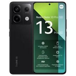 Xiaomi Smartphone "Redmi Note 13 Pro 5G 8+256GB" Mobiltelefone Gr. 256 GB, schwarz (midnight schwarz) Bestseller