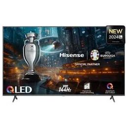 F (A bis G) HISENSE QLED-Fernseher Fernseher 4K UHD, QLED grau Bestseller