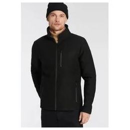 Fleecejacke G.I.G.A. DX BY KILLTEC "GW 53 MN KNTFLC JCKT" Gr. XL, schwarz Herren Jacken