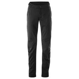 Fahrradhose Gonso "ADVENTURE PANTS SOFTSHELL W" Gr. 38, Normalgrößen, schwarz Damen Hosen Radhose, MTB-Hose ohne Sitzpolster