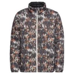 Steppjacke Columbia "Powder LiteTM II Printed Jacket" Gr. XL, grau (schwarz stone t) Herren Jacken