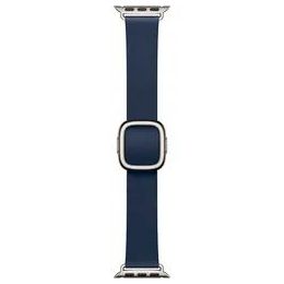 Apple Smartwatch-Armband "Moderne Schließe" Uhrenarmbänder Gr. 14,5-16,5cm, blau (tiefblau)