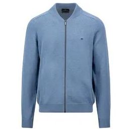 Strickjacke Fynch-Hatton Gr. M, blau (cloud blue) Herren Strickjacken mit Reißverschluss