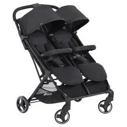 Zwillingsbuggy hauck "Swift X Duo, black" schwarz (black) Baby Kinderwagen extrem schmal