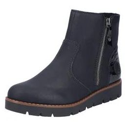 Schlupfboots Rieker Gr. 38, schwarz Damen Schuhe Stiefelette, Casual-Boots, mit Innenreißverschluss