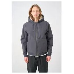 Bomberjacke Cleptomanicx "Workist" Gr. XS, grau (dunkelgrau) Herren Jacken mit lockerem Schnitt