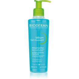 Bioderma Sébium Gel Moussant Reinigungsgel für fettige und Mischhaut 200 ml