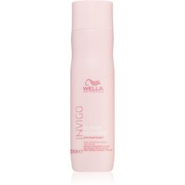 Wella Professionals Invigo Blonde Recharge Shampoo zum Schutz blonder Haarfarbe Cool Blond 250 ml