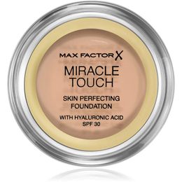 Max Factor Miracle Touch hydratisierendes cremiges Make-up SPF 30 Farbton 045 Warm Almond 11,5 g