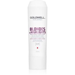 Goldwell Dualsenses Blondes & Highlights Conditioner für blondes Haar neutralisiert gelbe Verfärbungen 200 ml