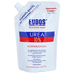 Eubos Dry Skin Urea 10% feuchtigkeitsspendende Körpermilch für trockene und juckende Haut Ersatzfüllung 400 ml