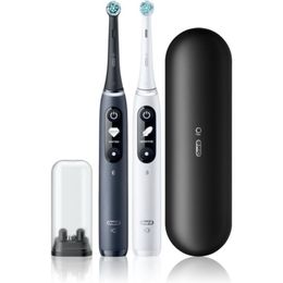 Oral-B Oral B iO7 elektrische Zahnbürste + Etui DUO Black & White 2 St.