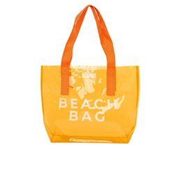 Bagmori Strandtasche Damen Gr&ouml;&szlig;e One Size orange / wei&szlig;