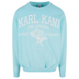 Karl Kani Sweatshirt Herren Gr&ouml;&szlig;e XXS hellblau / wei&szlig;