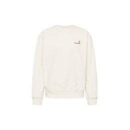 Carhartt Work In Progress Carhartt WIP Sweatshirt 'American Script' male size M Beige / Chocolate / Yellow