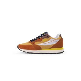 Fila Sneaker 'Hypert' Herren Gr&ouml;&szlig;e 45 cognac / senf / zitronengelb / wei&szlig;