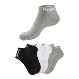 Bench Sportsocken Herren Gr&ouml;&szlig;e 46.5/48 graumeliert / schwarz / wei&szlig;