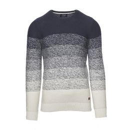 Koroshi Pullover Herren Gr&ouml;&szlig;e M navy / grau / offwhite