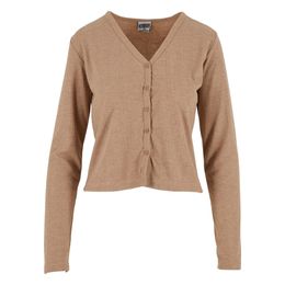 Urban Classics Strickjacke Damen Gr&ouml;&szlig;e XL camel