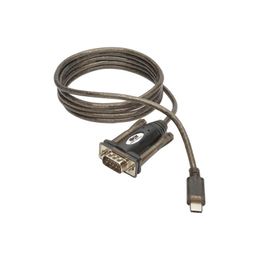 Eaton Series USB 2.0 USB-C to DB9 Adapter Cable USB-C to RS-232 M/M 5' 5ft