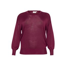 Kaffe Curve Pullover 'KC Ankia' Damen Gr&ouml;&szlig;e XL burgunder