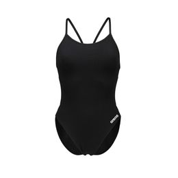 arena Swimsuit 'LACE BACK SOLID' female size XS Black