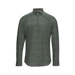 s.Oliver BLACK LABEL Hemd Herren Gr&ouml;&szlig;e S dunkelgr&uuml;n / schwarz