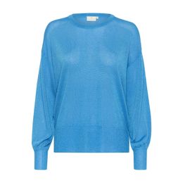 Kaffe Pullover 'KA Ankra' Damen Gr&ouml;&szlig;e S cyanblau