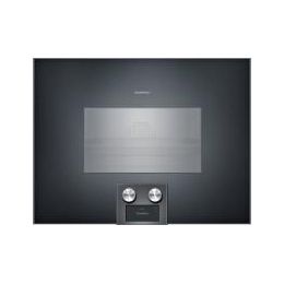 GAGGENAU BS475102 Dampfbackofen 60 cm Serie 400 Antrazit Türanschlag links Be...