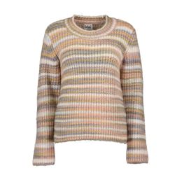 Blue Seven Pullover Damen Gr&ouml;&szlig;e L beige / blau / rosa / wei&szlig;