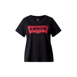 LEVI'S&reg; PLUS Levi's Plus Shirt 'Perfect Logo Tee (Plus Size)' female size 4XL Red / Black