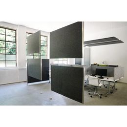 Raumteiler-Set b-box 2-Lauf Farbe: anthrazit, Gr&ouml;&szlig;e: 150x100x2,5cm