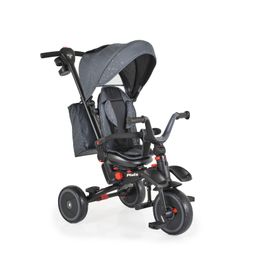 Byox Dreirad Tricycle Pluto, faltbar, EVA-Reifen, Schiebestange, Sitz drehbar grau