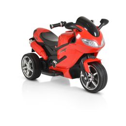 Moni Kinder Elektromotorrad Comet HZBB-1188 drei R&auml;der Musik, MP3, R&uuml;ckw&auml;rtsgang rot