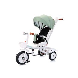 Chipolino Tricycle Futuro 2 in 1 faltbar, Becherhalter, Musik, Licht, PU-R&auml;der gr&uuml;n