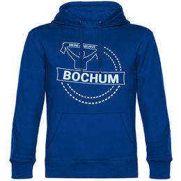 multifanshop Kapuzen Sweatshirt - Bochum - Meine Fankurve - Druck wei&szlig; - Hoodie
