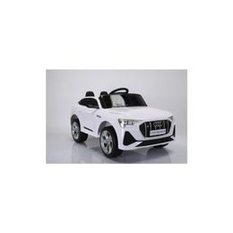 Es-Toys Kinder Elektroauto Audi E-Tron Sportback, Sto&szlig;d&auml;mpfer, Fernbedienung wei&szlig;