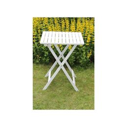 Sedex Klapptisch Bistro wei&szlig; gewischt 58x58cm