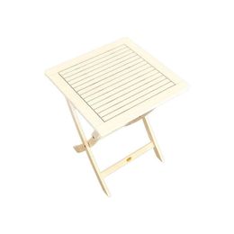Sedex Klapptisch Catar 60x60 cm wei&szlig; gewischt