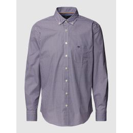 Fynch-Hatton Slim Fit Freizeithemd mit Button-Down-Kragen